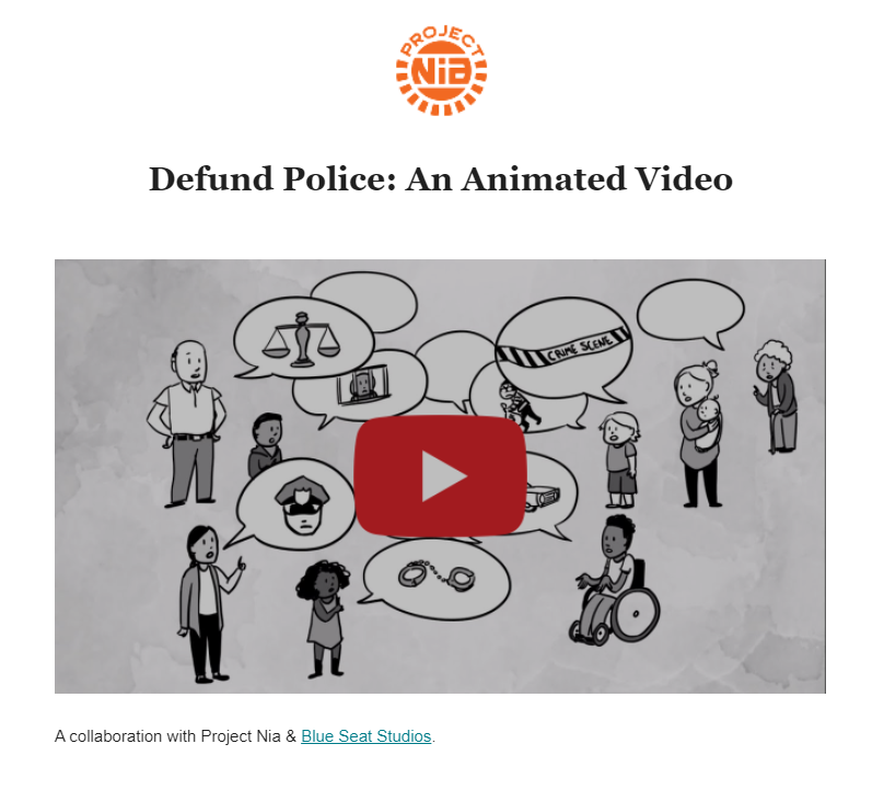 Defund Police: An Animated Video - THE HUB