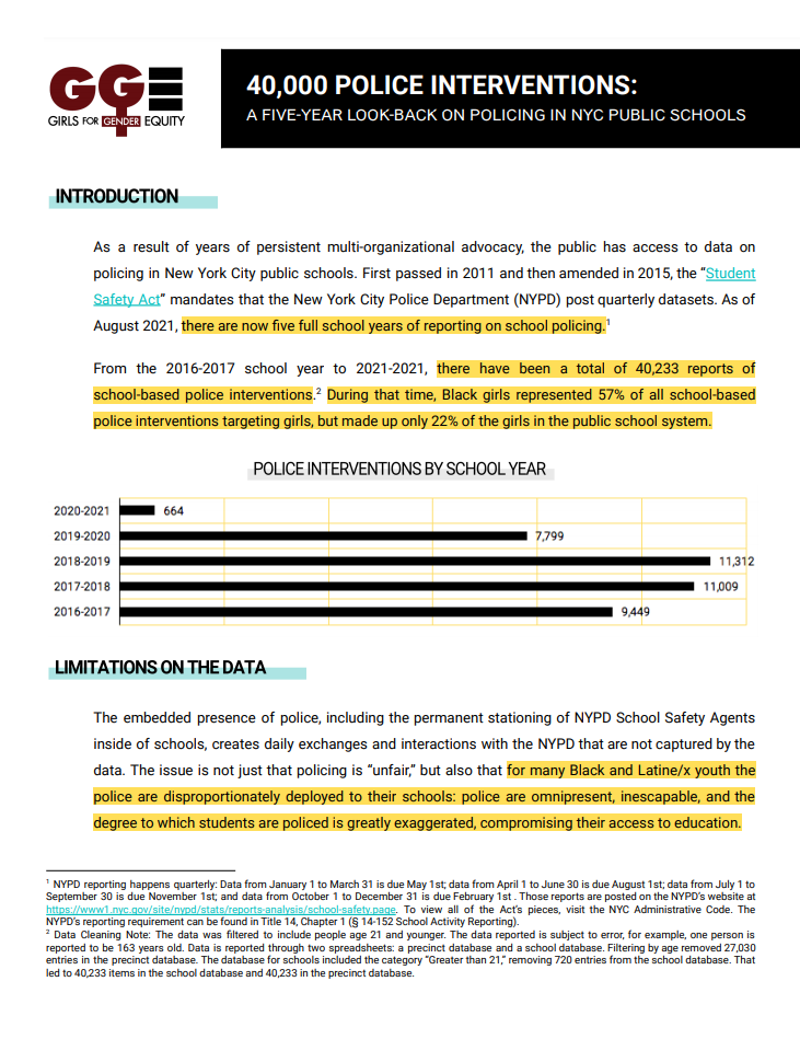 40,000 Police Interventions: A Five-Year Look-Back On Policing in NYC ...